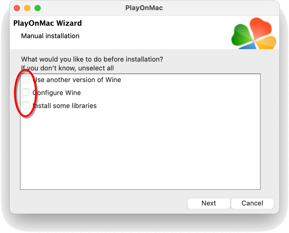 vRigger using PlayOnMac