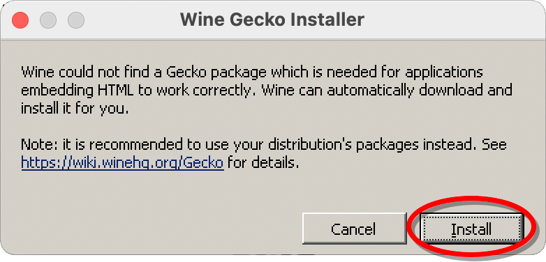vRigger using PlayOnMac