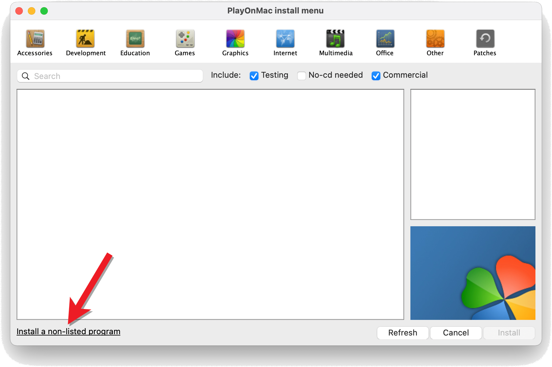 vRigger using PlayOnMac
